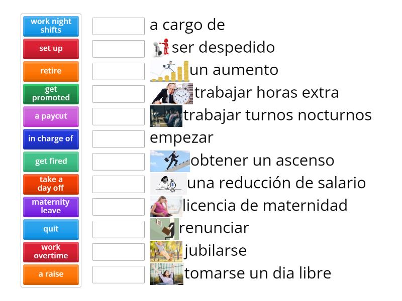 5B vocabulary - Match up