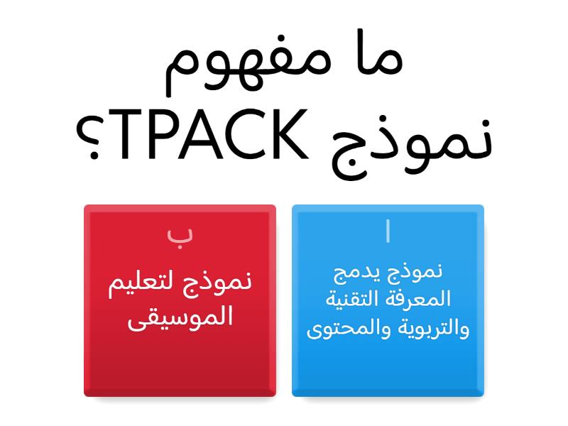 نموذج TPACK - Quiz