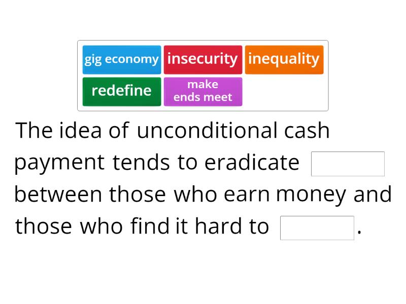 Business Vocabulary - Video – Can universal basic income help society ...