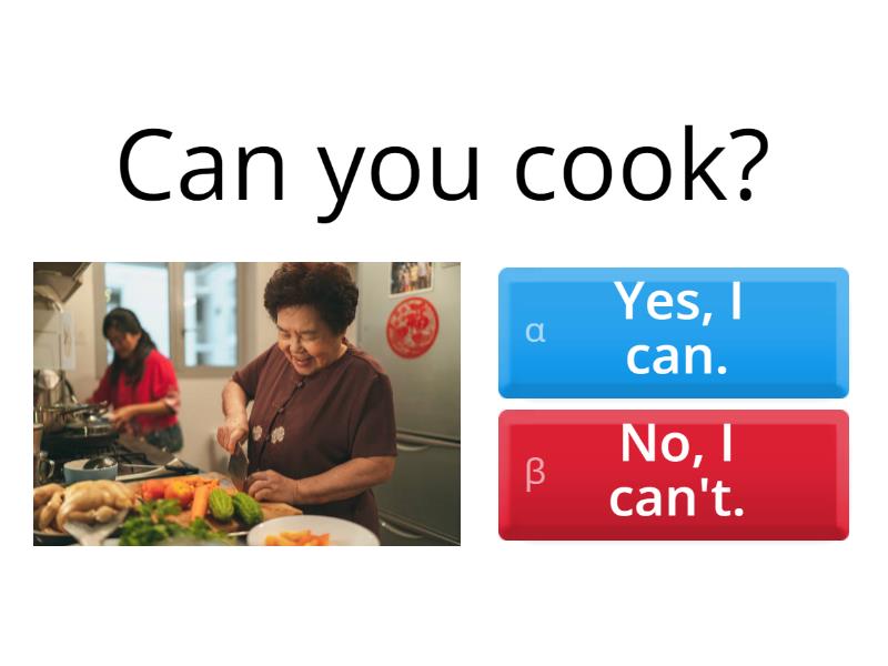 Can - Question form - Quiz