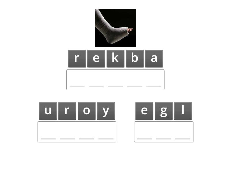 Spotlight 7 Module 10B Accident-prone Vocabulary - Anagrama