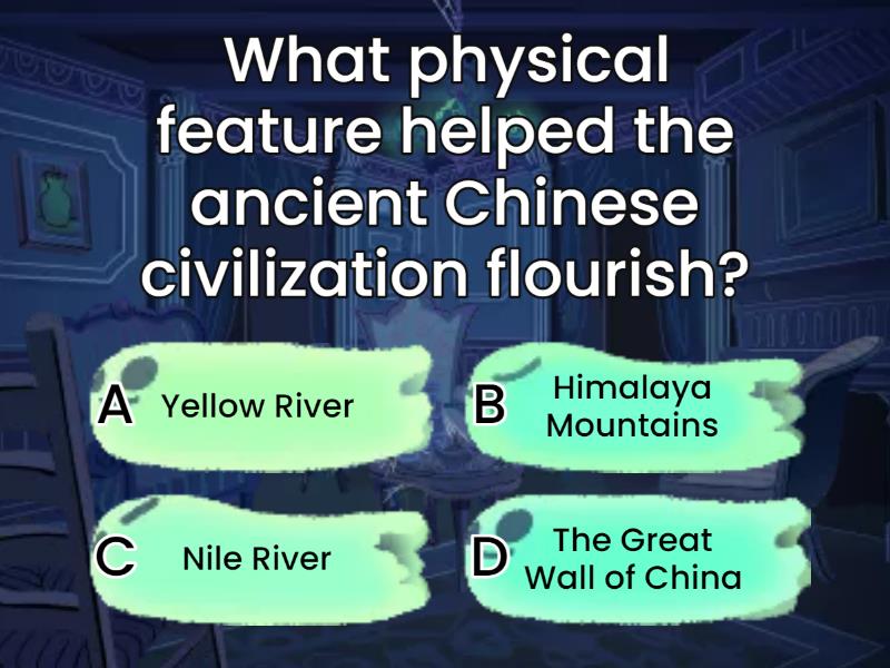 Unit 3 ancient China Lessons 1-5 - Quiz