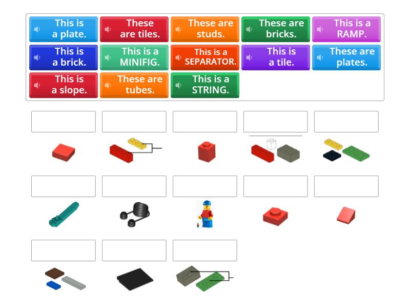 LEGO lingo - Match up