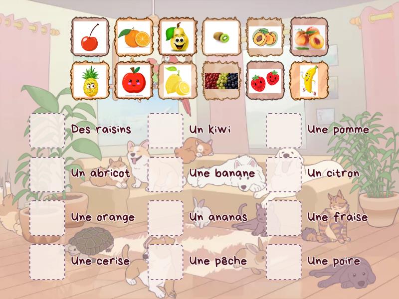 Tu aimes les fruits? - Match up