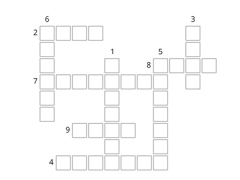 Super Science Crossword - Crucigrama