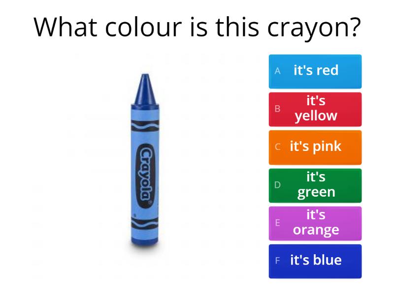 K2 U1 Table scissors crayons - vocabulary presentation - Quiz
