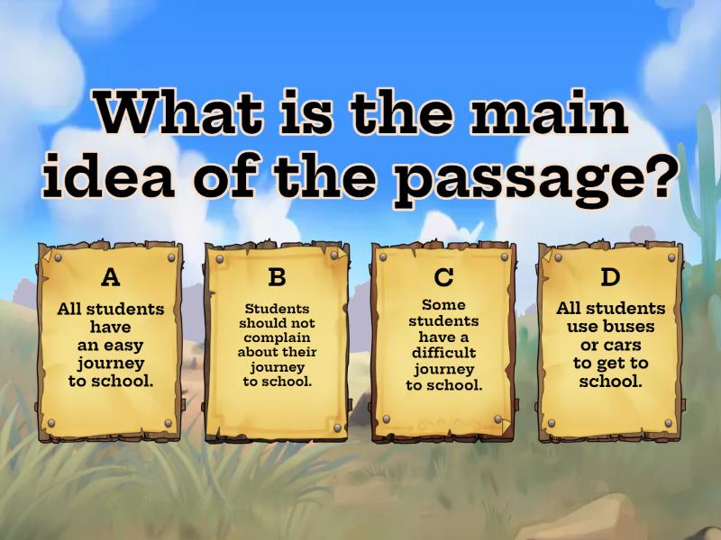 Pick the Right Answer! - Quiz