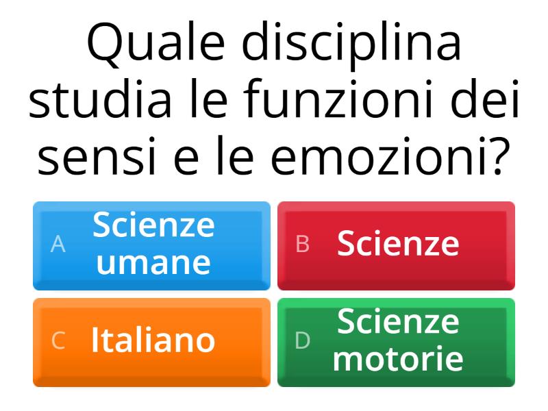 Mettiti alla prova! - Quiz