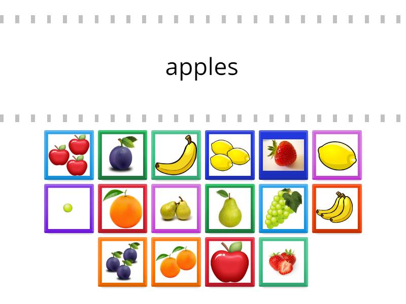 Fruit - Find the match
