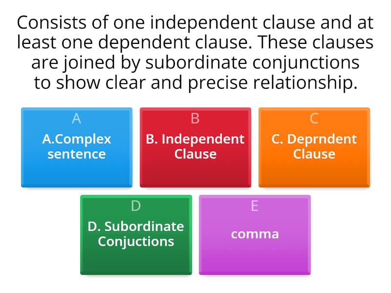 Using Complex Sentences to Show a Cause and Effect Relationship ...