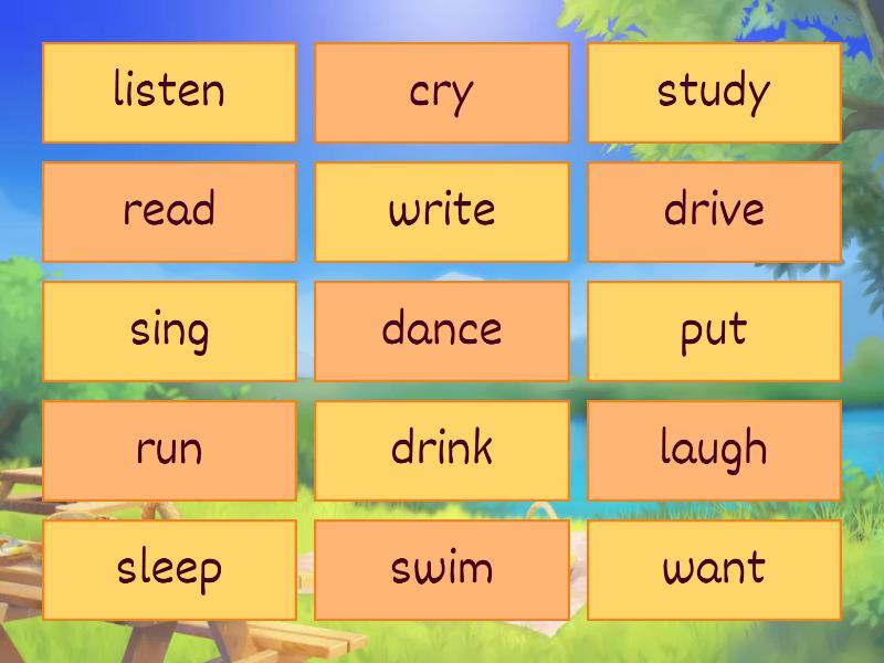 Words - Flip tiles