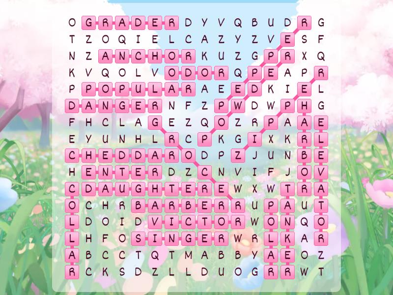 U5 W4 - Wordsearch