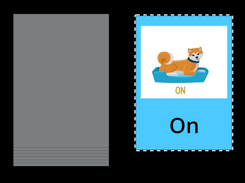 Prepositions - Speaking cards