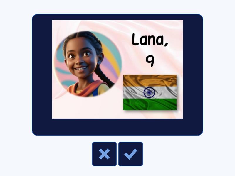 name\age\country - Flash cards