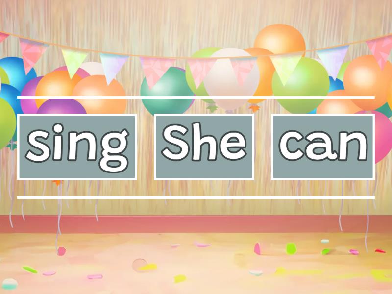 Unit 3 : Things I can do - Unjumble