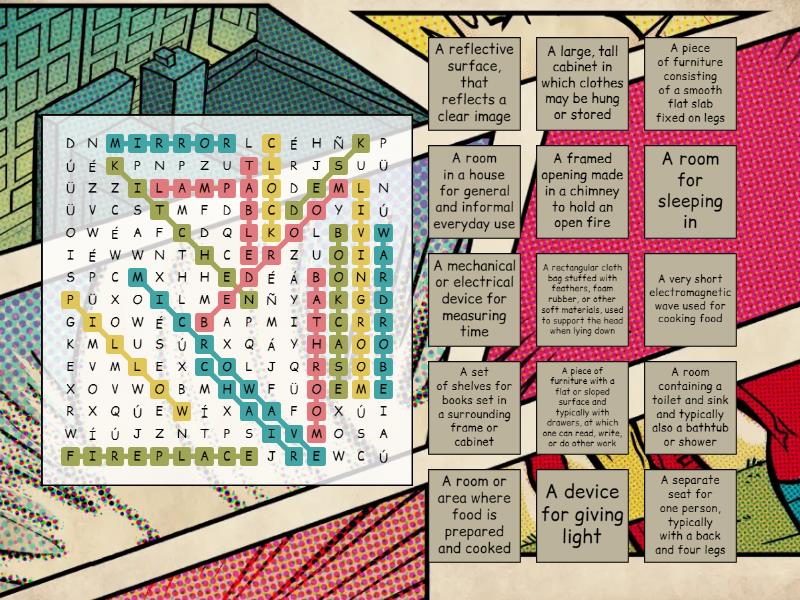 Furniture - Wordsearch