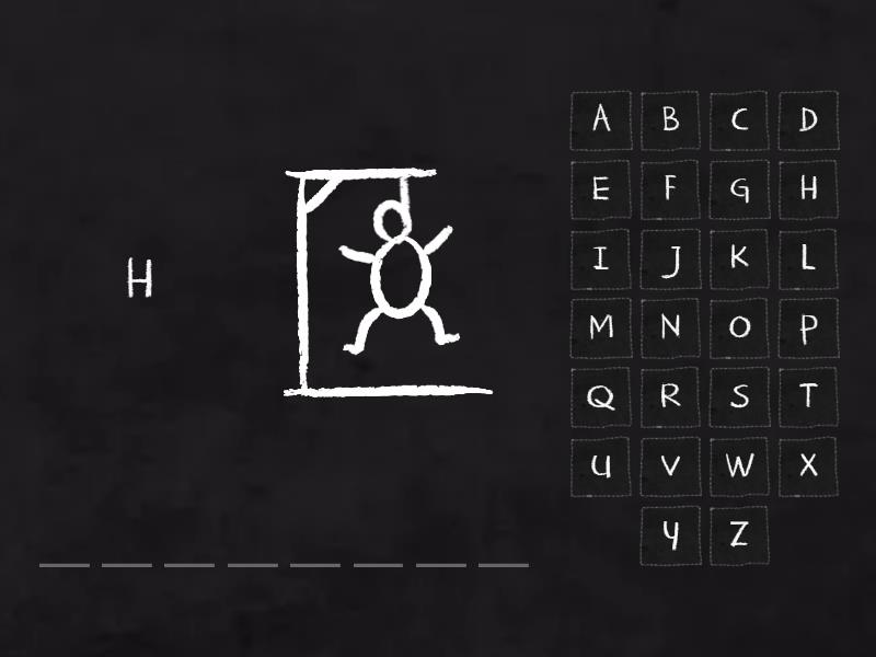 Elements and Symbols - Hangman