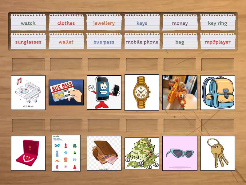 Everyday objects - Une las parejas