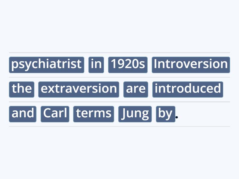 10 - Vocabulary in Use Advanced - Carl Jung's theory of introverts ...