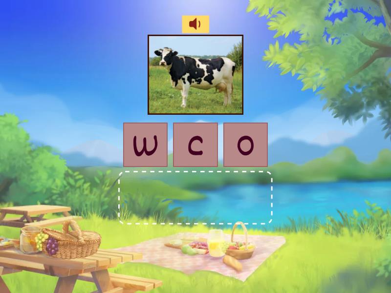 Speed quiz of Playway 2 + PU1 - Unit 8 On the farm - Anagram