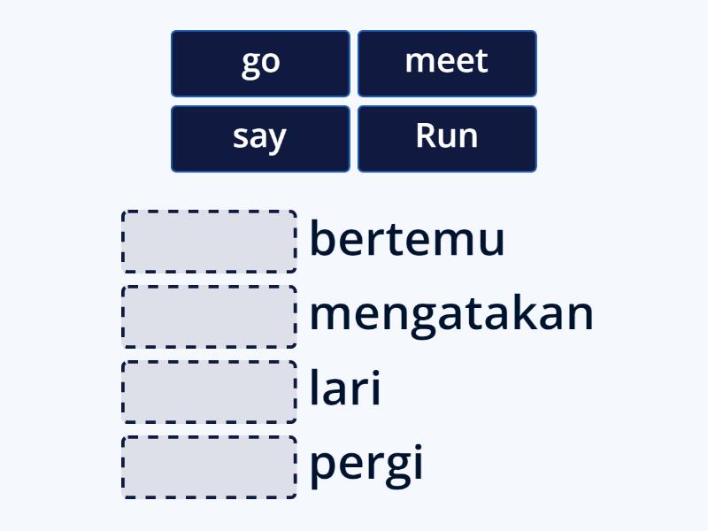 vocabulary - Match up