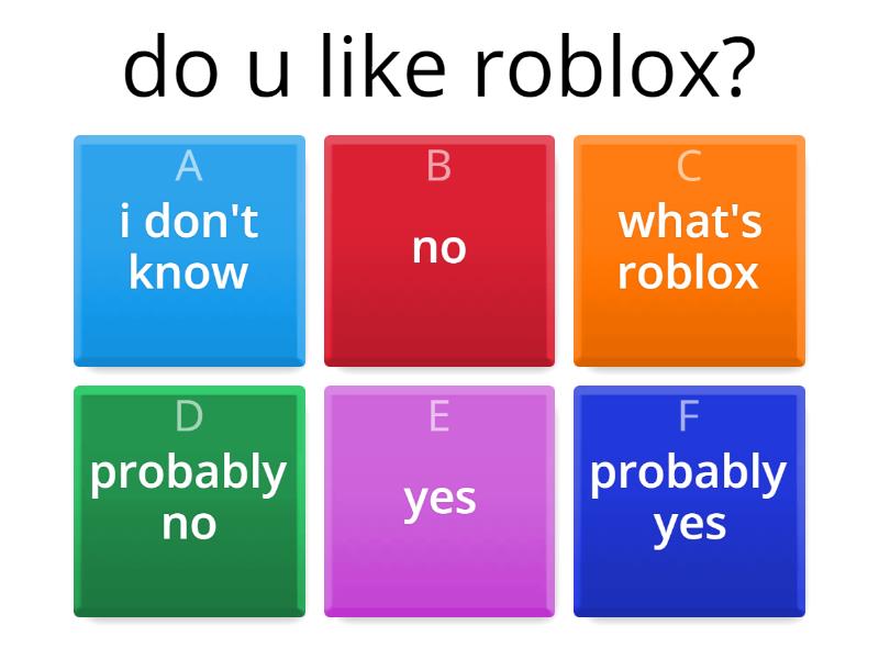 Roblox - Quiz