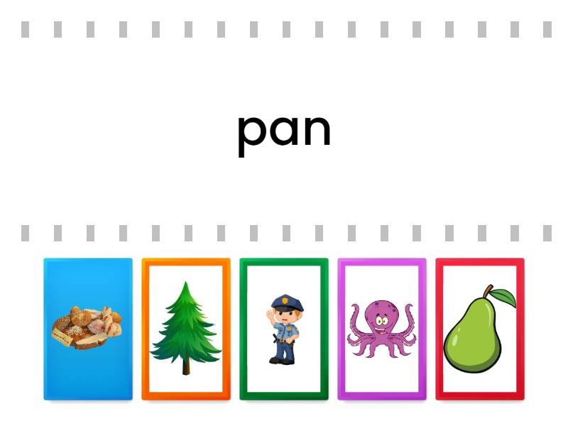 PALABRAS CON pa, pe, pi, po, pu. - Find the match