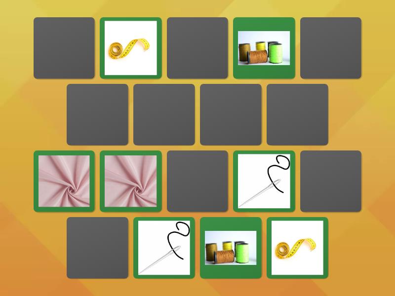 MEMORY - Matching pairs