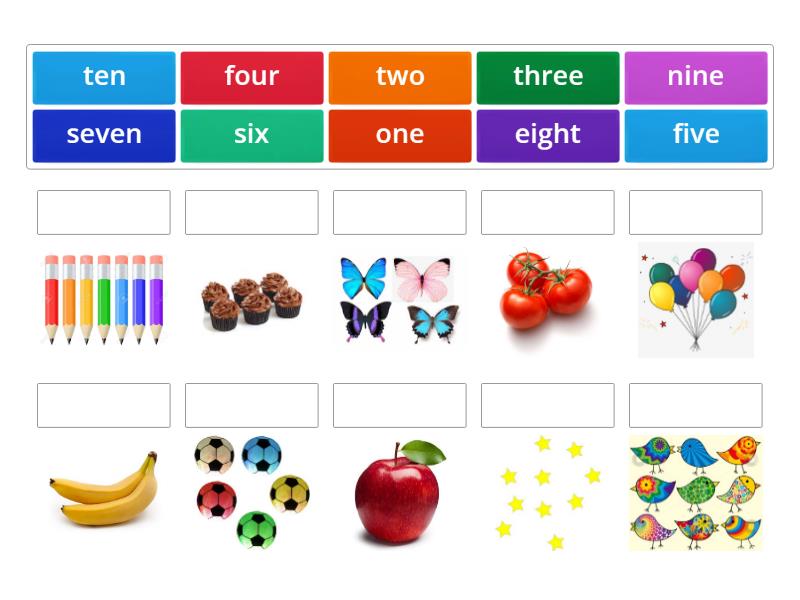 NUMBERS NUMBERS EVERYWHERE - Match up