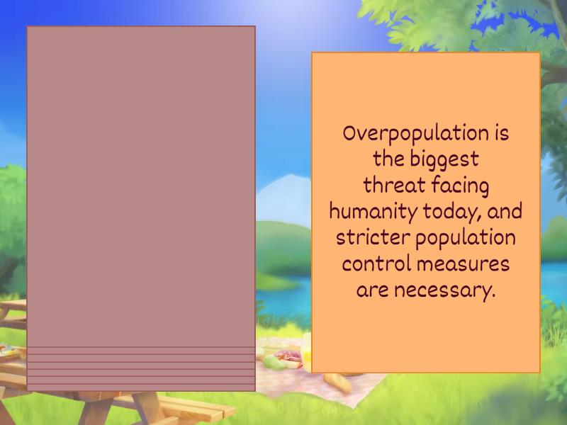 Coffee Talk: Underpopulation Or Overpopulation? - Speaking cards