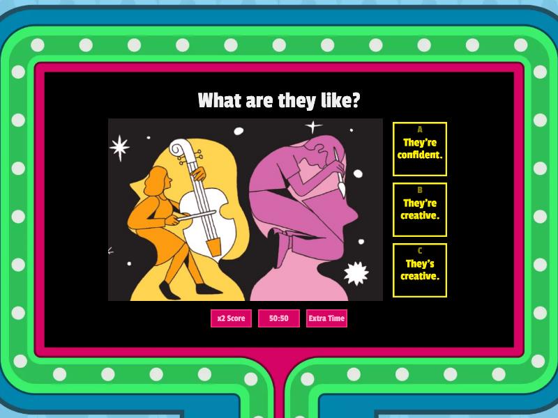 Characteristics Quiz - Gameshow quiz Characteristics Quiz - Gameshow quiz