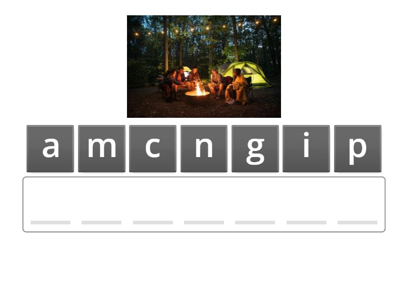 U2: Let's go camping! - Anagram