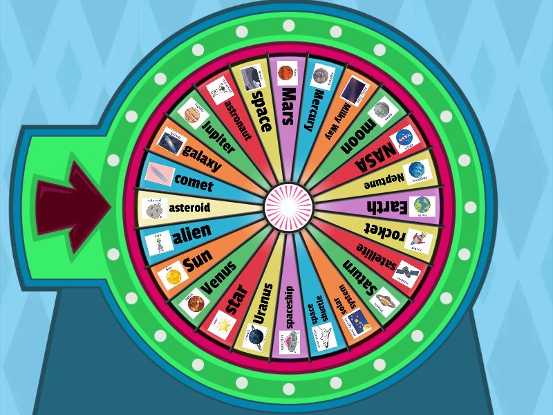 Space - Spin the wheel