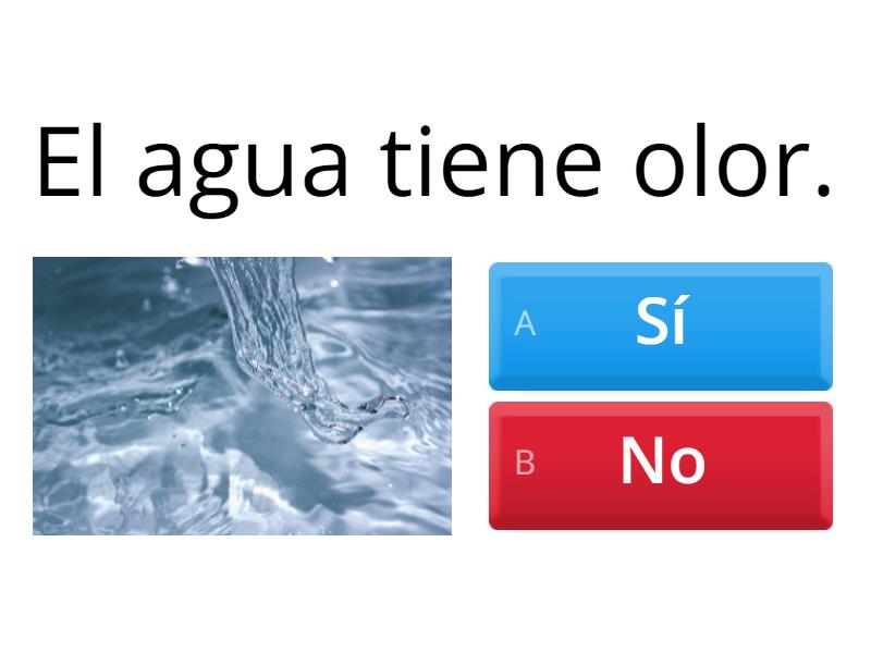 EL AGUA - Cuestionario