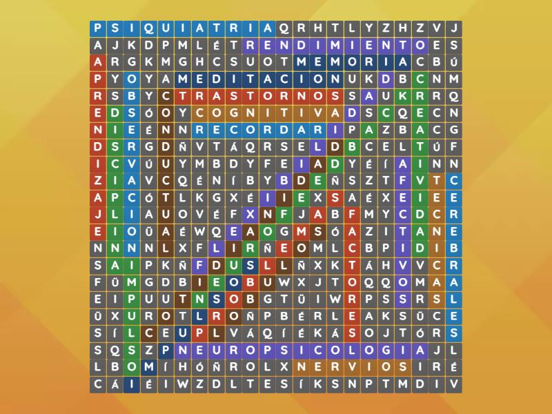 encuentra las palabras - Wordsearch
