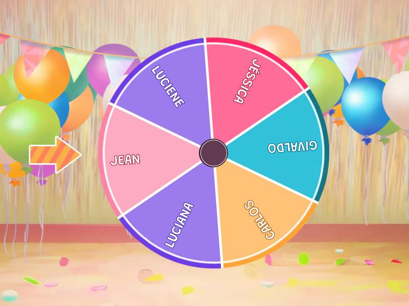 CONTE O SEU PLANO - Spin the wheel