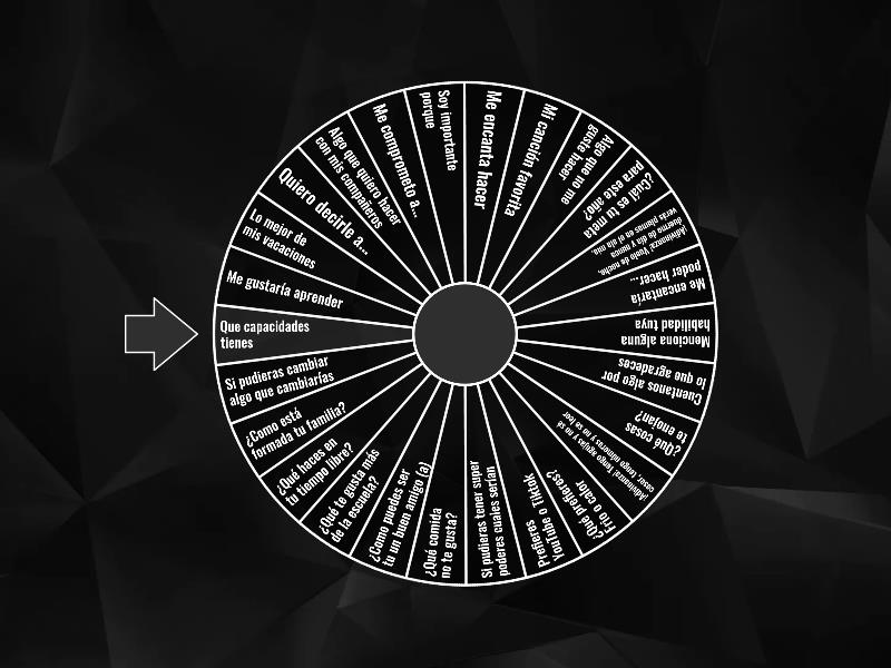 Presentación - Random wheel