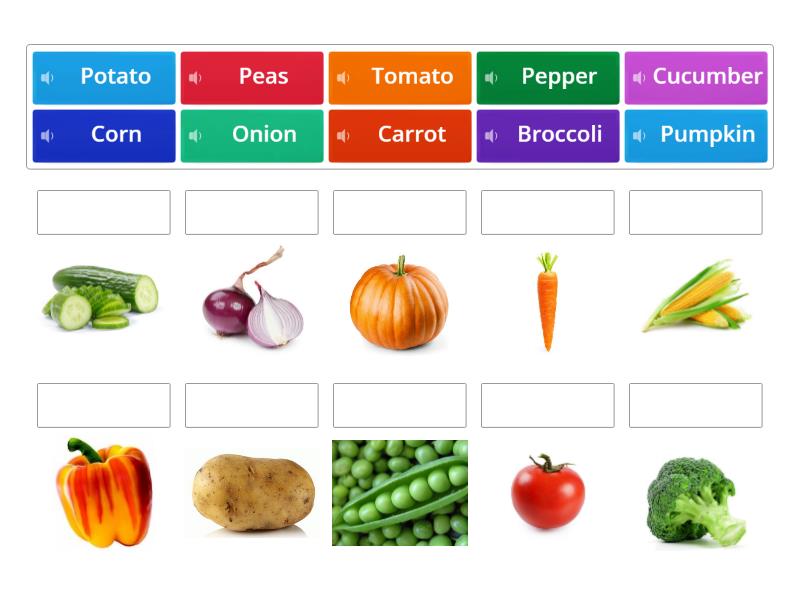 Vegetables - Match up