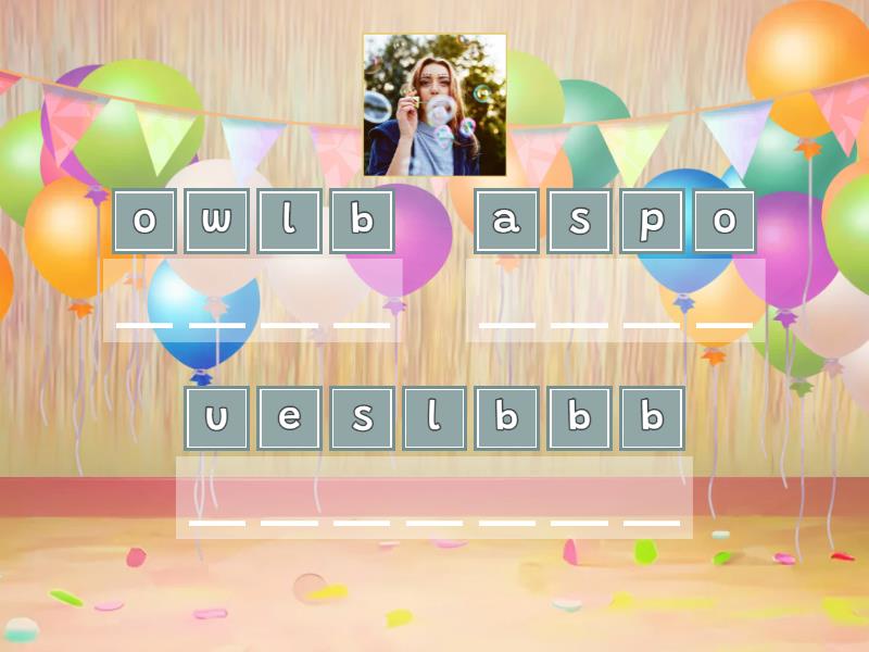 Ready 3B Unit 4 Vocabulary - Anagrama