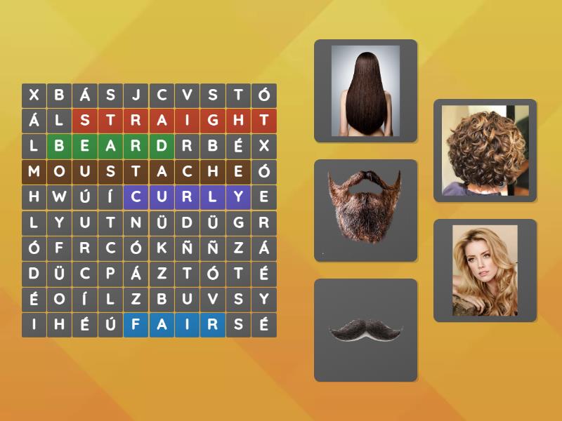 Describing people - Wordsearch
