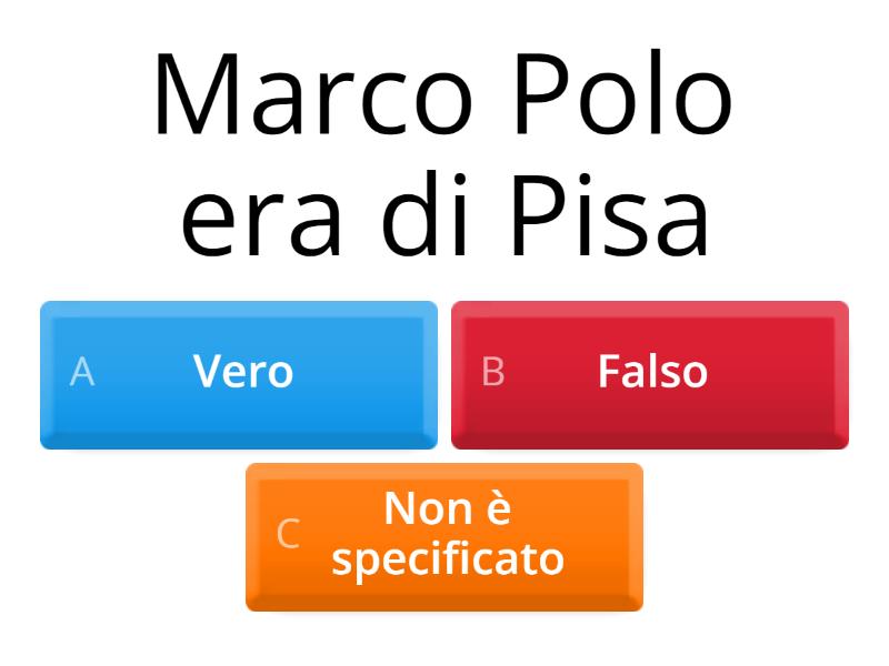MARCO POLO - Quiz