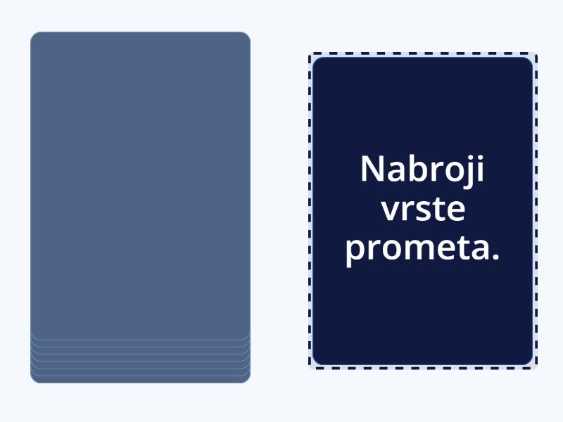 Vrste prometa (Ljiljana Marinjak) - Speaking cards