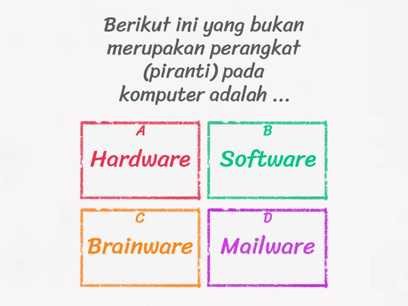SEPUTAR KOMPUTER - Quiz