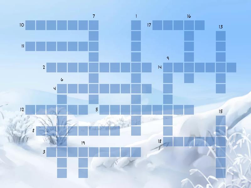 Unit 7, Vocab review- Sk 4 - Crossword