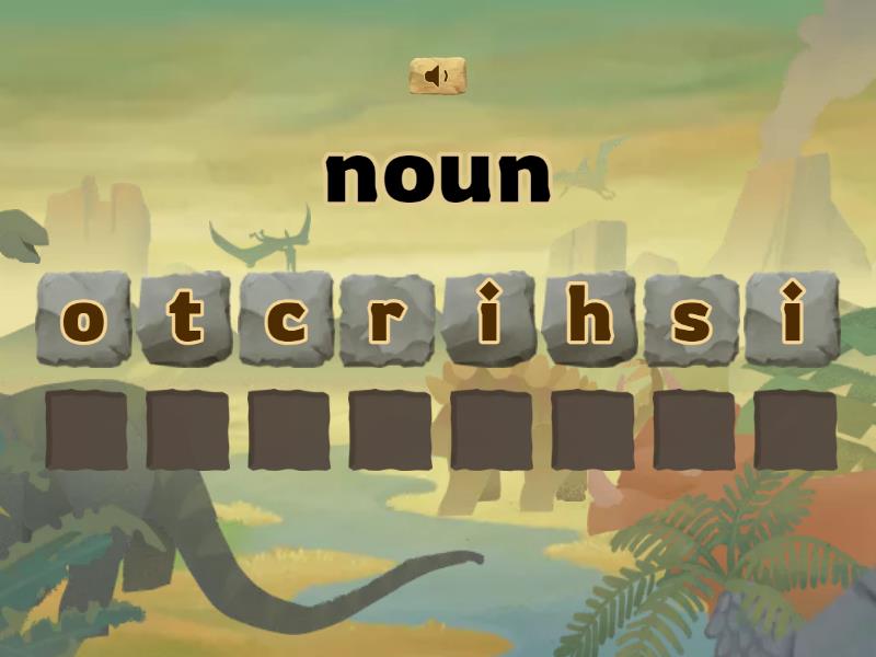 ESOL Entry 2 Writing - Spelling - Anagrama