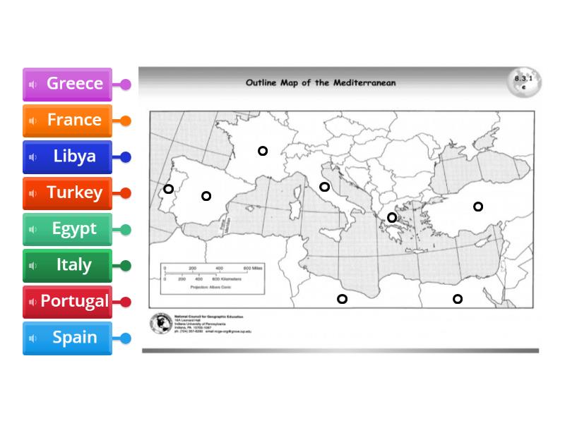 Ancient Greece Political Map - Labelled diagram