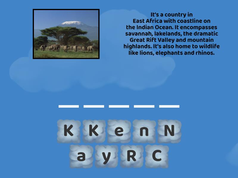 Countries & Cultures Lesson 20 - Spell the word