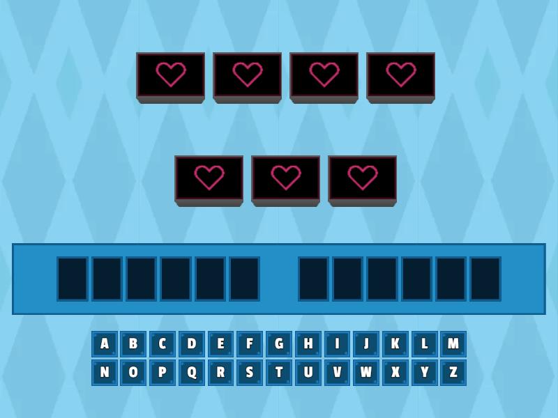 6A unit3 : words hang man - Hangman
