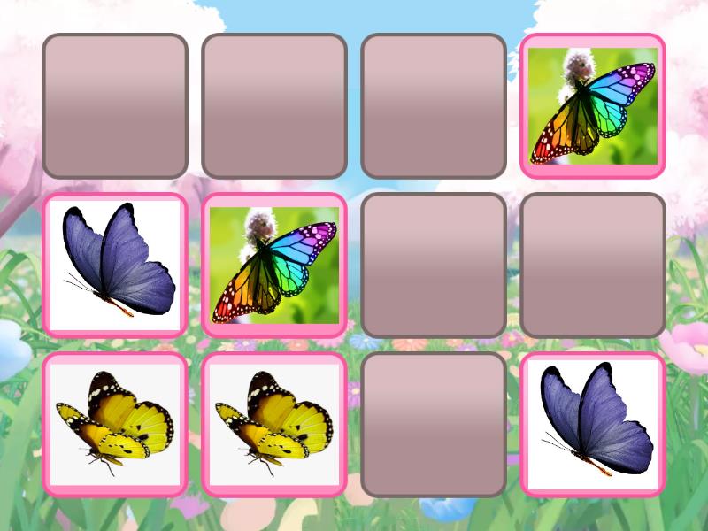 Butterflies - Matching pairs
