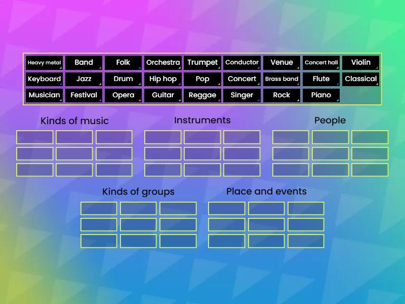 My music - Group sort